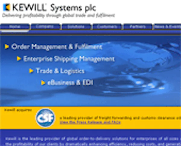 Kewill neemt na Interchain ook CSF over