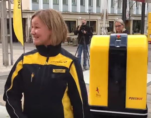 Robot als postbode: DHL/Deutsche Post test het