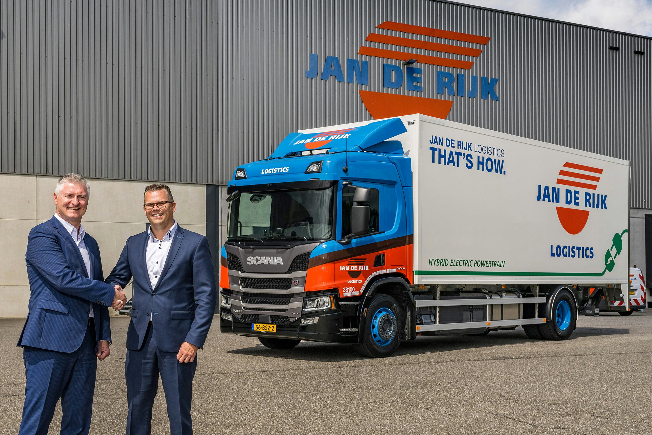 Jan de Rijk verduurzaamt met eerste Scania Plug-in Hybride