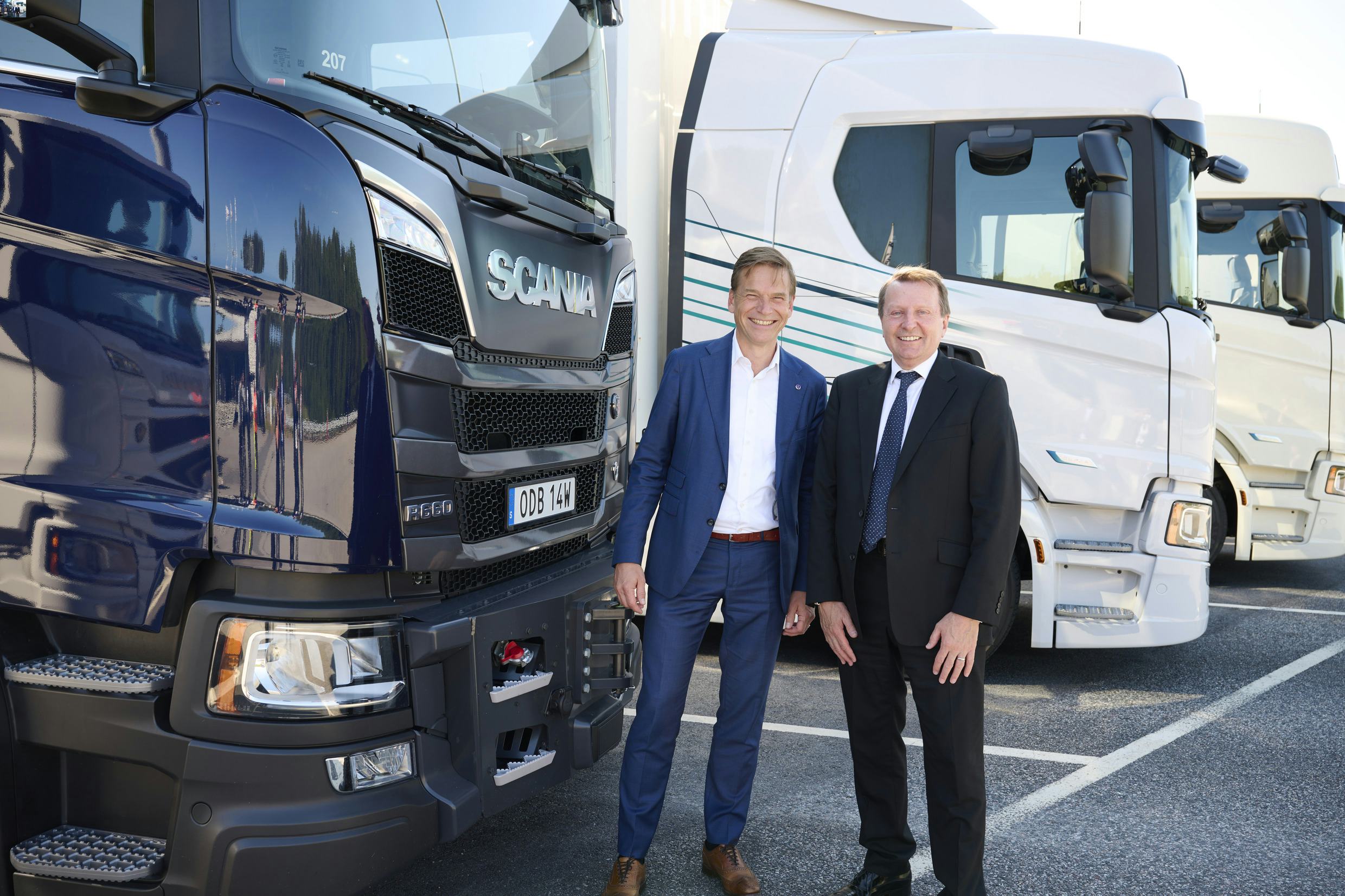 Scania haalt megaorder e-trucks binnen in Groot-Brittannië